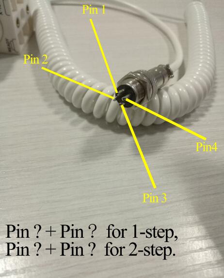 Connection method of hand switch aviation plug. - Newheek x ray hand ...